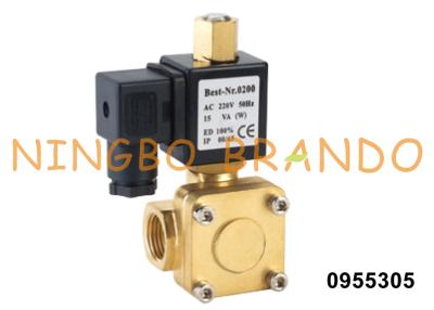 China 0955305 1/2'' Normally Open Solenoid Valve For Air Compressor 24V 110V 220V for sale