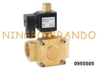 China 0955505 1'' Normally Open Brass Solenoid Valve For Water Air Gas 24V 110V 220V for sale