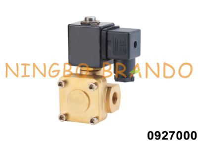 China 0927000 1/4'' Brass Solenoid Valve 2 Way Normally Closed 24V 220V for sale