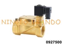 China 0927500 1-1/4'' 2 Way NC Brass Solenoid Valve For Air Compressor for sale