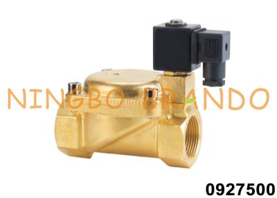 China 0927500 1-1/4'' 2 Way NC Brass Solenoid Valve For Air Compressor for sale