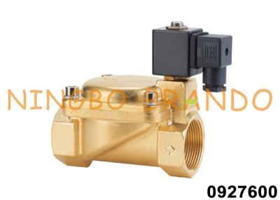 China 0927600 1-1/2'' 2 Way Brass Solenoid Valve 16 bar 24V 110V 220V for sale