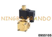 China 0955105 1/4'' 16 bar Normally Open Brass Solenoid Valve 24V 110V 220V for sale