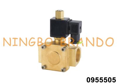 China 0955505 1'' NO Brass Solenoid Valve For Water Air Gas 24V 110V 220V for sale