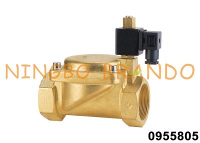 China 0955805 2'' 2/2 Way NO Air Compressor Solenoid Valve 24V 110V 220V for sale