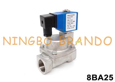 China 1'' High Pressure Stainless Steel Solenoid Valve 120 bar Pilot Piston for sale