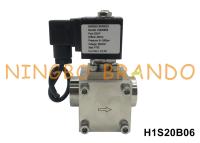 China 3/4'' High Pressure water Air Solenoid Valve 120 bar 24VDC 160 bar 220VAC for sale