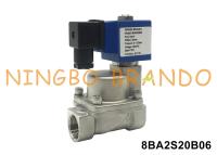 China 3/4'' High Pressure Water Air Solenoid Valve 120 bar 110V 220V 100 bar 12V 24V for sale