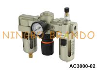China AC3000-02 1/4'' SMC Pneumatic Filter Regulator Lubricator for sale