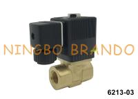 China 6213 A 10.0 3/8'' Brass Solenoid Valve For Water Air Gas Liquid 230V 110V 24V for sale