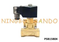 China Hot Water Steam Brass Solenoid Valve 1/2'' 25 bar 185℃ 24VDC 110VAC 220VAC for sale