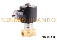 China Ultra High Temperature Steam Brass Solenoid Valve 1/8'' 1/4'' 3/8'' 24V 110V 220V for sale