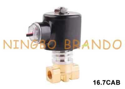 China Ultra High Temperature Steam Brass Solenoid Valve 1/8'' 1/4'' 3/8'' 24V 110V 220V for sale