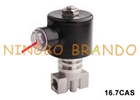 China Very High Temperature Steam Stainless Steel Solenoid Valve 1/8'' 1/4'' 3/8'' 24V 220V for sale