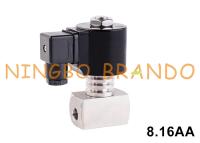 China High Pressure 300 bar Stainless Steel Solenoid Valve For Water Air 1/8'' 1/4'' 3/8'' for sale
