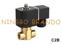 China 3 Way Brass Solenoid Valve 6027 C 2.0 NBR FKM 1/8'' 1/4'' 24V 120V 230V for sale