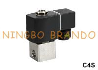 China 3 Way NC 316L Stainless Steel Solenoid Valve For Water Air Gas 1/4'' 24V 110V 220V for sale