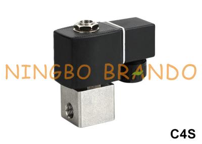 China 3 Way NC 316L Stainless Steel Solenoid Valve For Water Air Gas 1/4'' 24V 110V 220V for sale