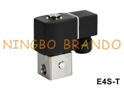 China 2 Way NC 316L Stainless Steel Solenoid Valve With Manual Override 1/4'' 24V 220V for sale