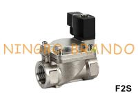 China 1.6 MPa Stainless Steel 316 Solenoid Valve For Air Water Gas 220V 110V 24V 3/8'' to 2'' for sale
