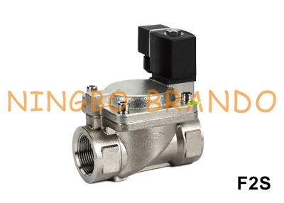 China 1.6 MPa Stainless Steel 316 Solenoid Valve For Air Water Gas 220V 110V 24V 3/8'' to 2'' for sale