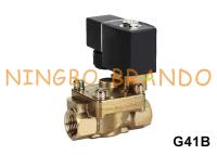 China 40 bar High Pressure Brass Solenoid Valve For Bottle Blowing Machine 24V 110V 220V for sale