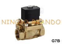 China Steam Hot Water PTFE Diaphragm Brass Solenoid Valve 1/4'' to 1'' 24V 110V 220V for sale