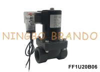 China 3/4'' UPVC Anti Corrosive Solenoid Valve Acid Alkali Chemical Resistant 220V 110V 24V for sale