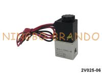 China 2V025-06 Airtac Type Water Air Solenoid Valve 1/8'' DC12V DC24V AC110V AC220V for sale