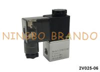 China 2V025-06 Airtac Type Solenoid Valve For Water Air 1/8'' 220VAC 110VAC 24VDC 12VDC for sale