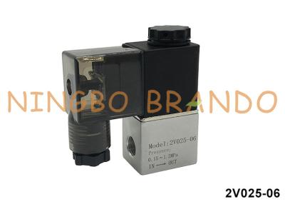 China 2V025-06 Airtac Type Solenoid Valve For Water Air 1/8'' 220VAC 110VAC 24VDC 12VDC for sale