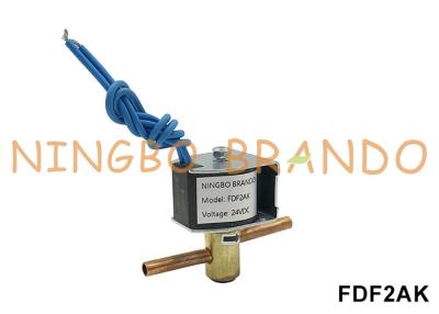 China FDF2AK01 Sanhua Type Refrigeration Solenoid Valve Normally Open 24V 110V 220V for sale