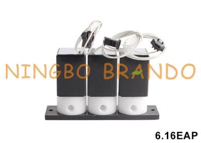 China Anti Corrosion Isolation PTFE Solenoid Valve Group For Chemical Acid Alkali for sale