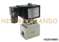 China 200 bar Water Air High Pressure Solenoid Valve 3/8'' 12V 24V 110V 220V for sale