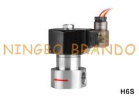 China 90 bar Water Air High Pressure Stainless Steel Solenoid Valve 1/4'' 3/8'' 1/2'' 220V 24V for sale