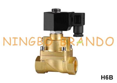 China 75 bar Water Air Brass High Pressure Solenoid Valve 3/8'' 1/2'' 3/4'' 1'' 220V 24V for sale