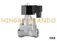 China 75 bar High Pressure Stainless Steel Water Solenoid Valve 3/8'' 1/2'' 3/4'' 1'' 24V 220V for sale