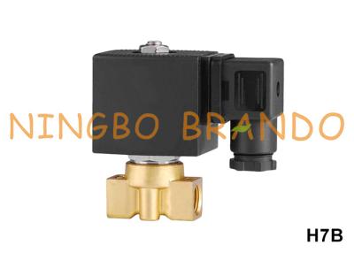 China 170 bar Water Air Gas Brass High Pressure Solenoid Valve 1/8'' 1/4'' 3/8'' 220V 24V for sale