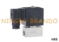 China 110 bar High Pressure Stainless Steel 316 Solenoid Valve 1/8'' 1/4'' 3/8'' 1/2'' 220V 110V for sale