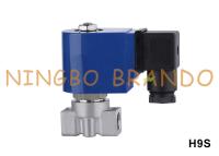 China 190 bar High Pressure Water Air Stainless Steel Solenoid Valve 1/8'' 1/4'' 3/8'' 220V 110V for sale