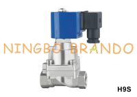 China 100 bar High Pressure Water Air Stainless Steel Solenoid Valve 3/8'' 1/2'' 3/4'' 1'' 220V for sale