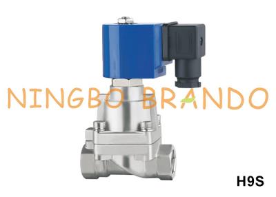 China 100 bar High Pressure Water Air Stainless Steel Solenoid Valve 3/8'' 1/2'' 3/4'' 1'' 220V for sale