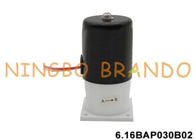 China 1/4'' Anti-corrosive Isolation PTFE Solenoid Valve DC12V DC24V for sale