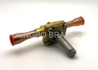 China 018F6701 Solenoid With Brass Body Copper Pipe Refrigeration Solenoid Valve for Fluorinated Gas Lines for sale