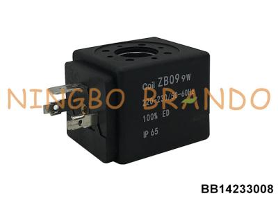 China Parker Type Solenoid Valve Coil ZB09 9W 220V 230V AC 50/60Hz 100% ED IP65 for sale