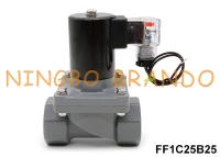 China DN25 1'' Anti Corrosive CPVC Solenoid Valve For Chemicals Acid Alkali for sale