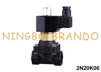 China 3/4'' 2 Way Normally Open PA66 Nylon Plastic Solenoid Valve 12V 24V 220V for sale