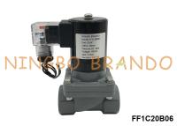 China 3/4'' CPVC Anti Corrosive Solenoid Valve For Chemical Acid Alkali 24VDC 110VAC 220VAC for sale