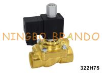 China 322H75 1/2'' 40 bar Parker Type Normally Open Solenoid Valve 24V 110V 220V for sale