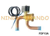 China FDF13A Sanhua Type Refrigeration Solenoid Valve 5/8'' 24V 110V 120V 220V 240V for sale